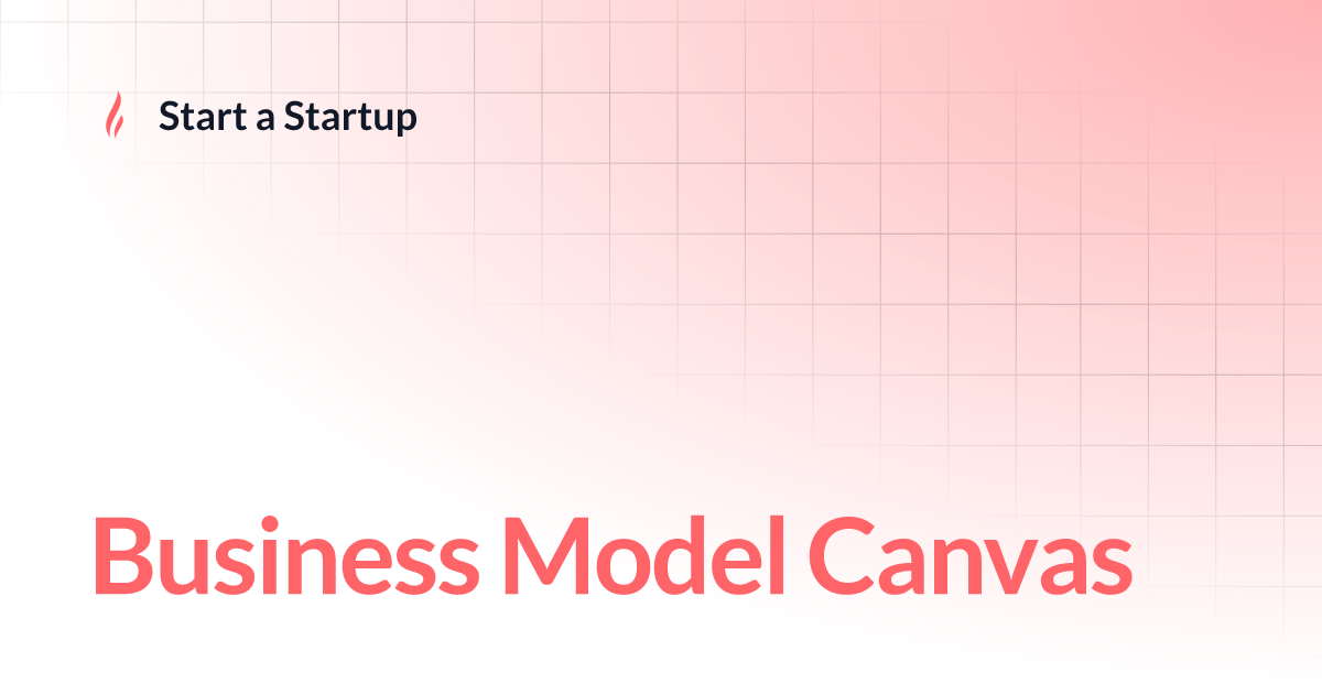 Business Model Canvas | Start a Startup